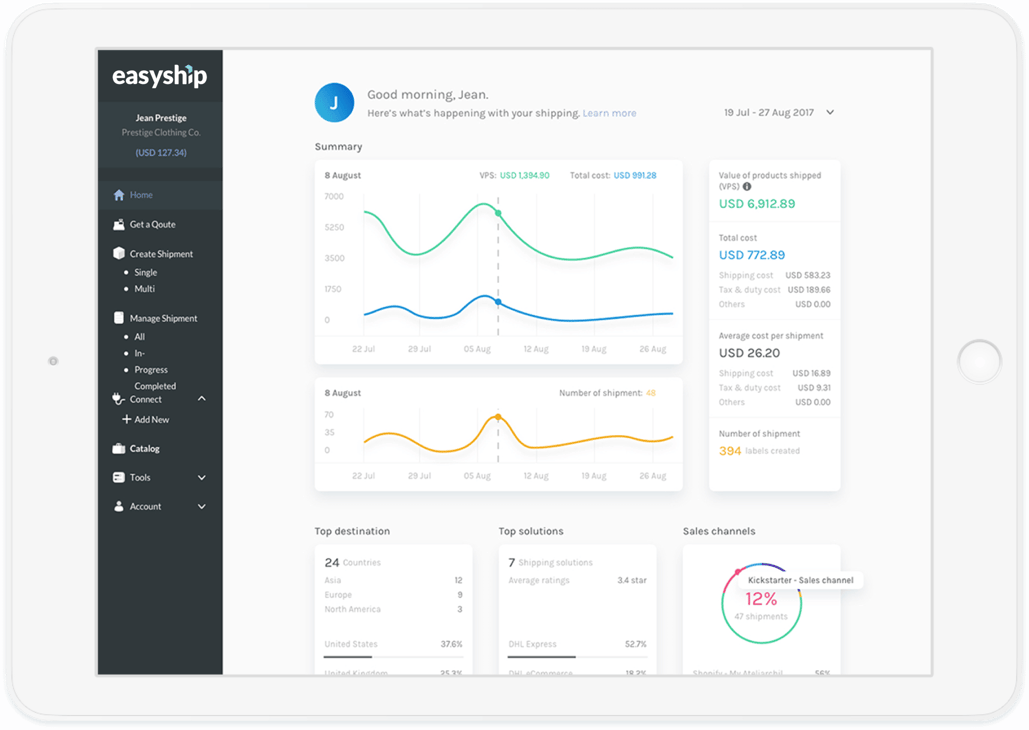 Learn how Easyship compares with Shipstation & Shippo